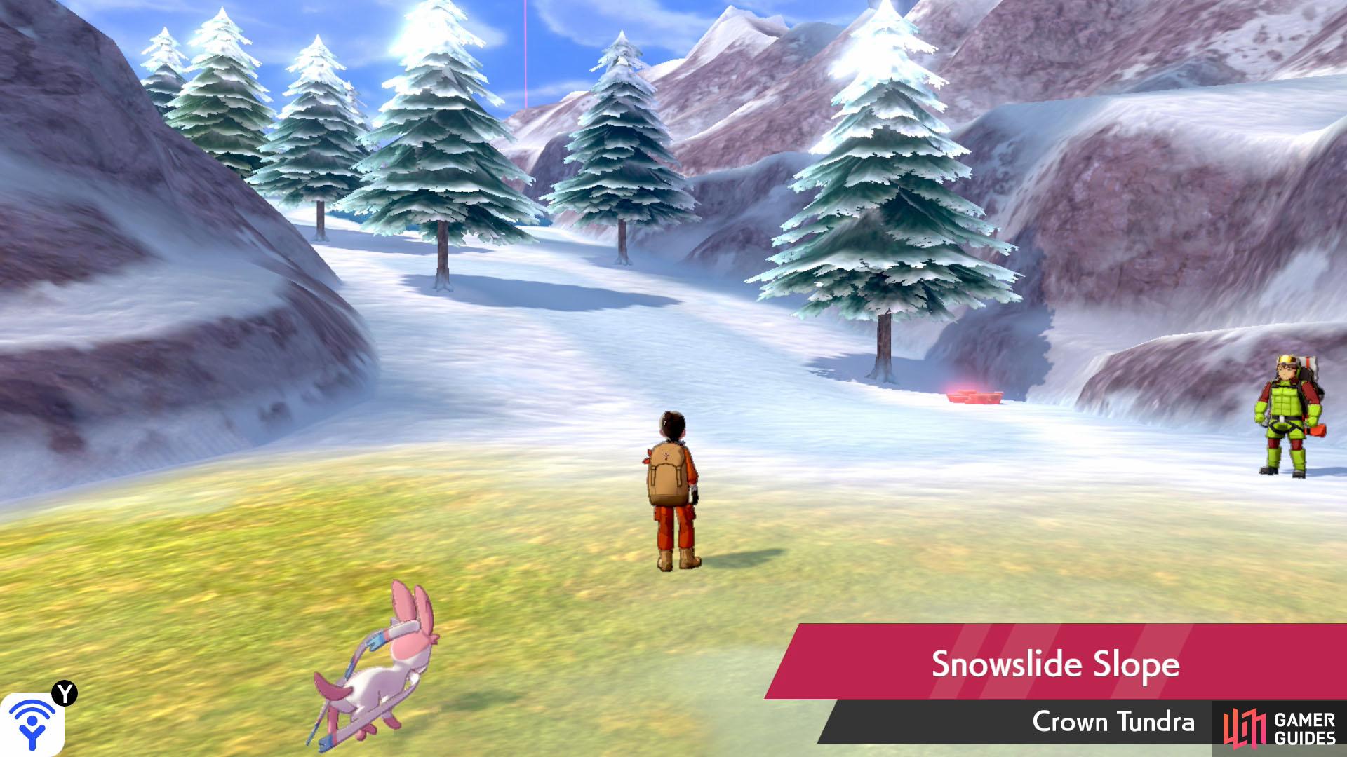 Encountering Glastrier and Spectrier - Walkthrough - The Crown Tundra ...