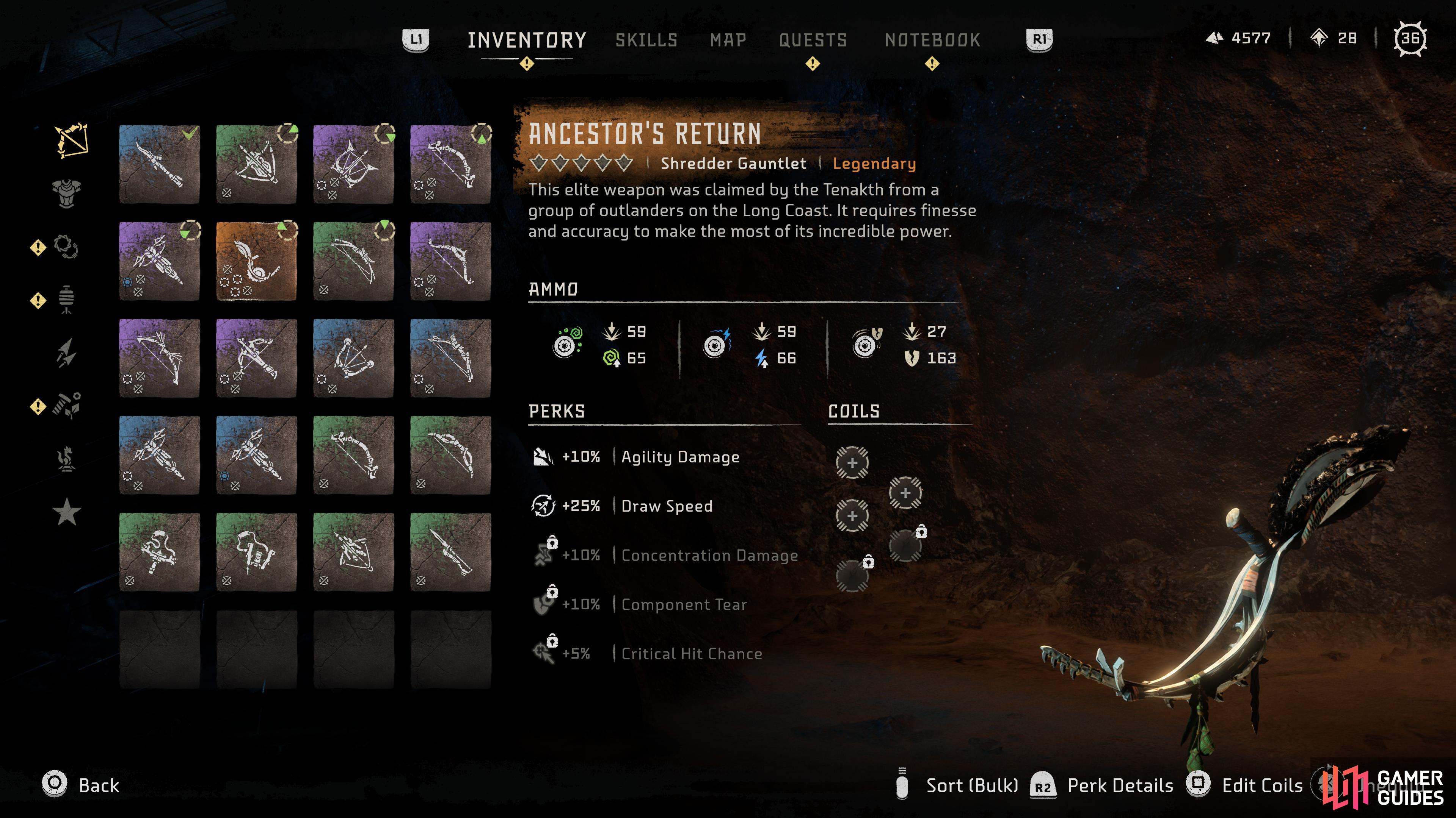 Ancestor’s Return (Legendary) - Shredder Gauntlet - Weapons | Horizon ... Ancestor’s Return (Legendary) - Shredder Gauntlet - Weapons | Horizon ...