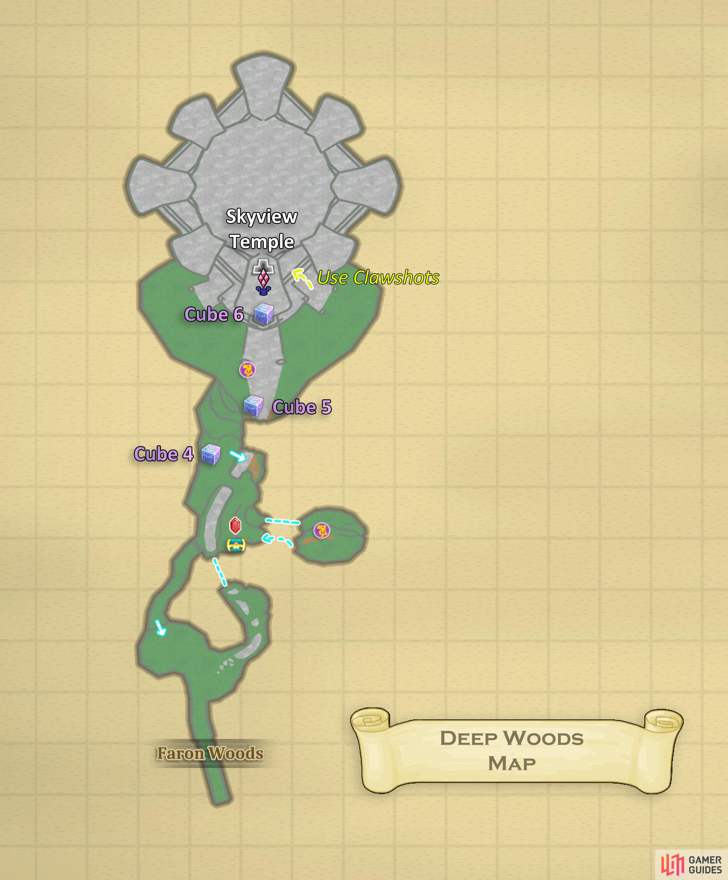 Deep Woods - Faron Province - Locations | The Legend of Zelda: Skyward ...