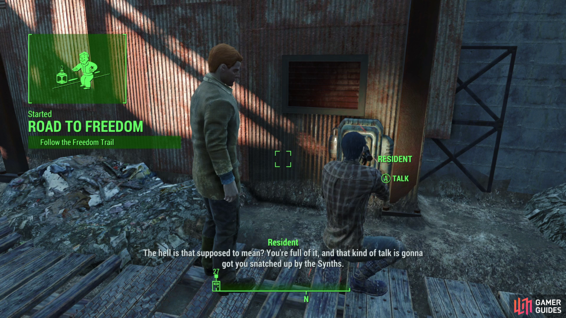 How to Join the Railroad - Railroad - Walkthrough | Fallout 4 | Gamer ...