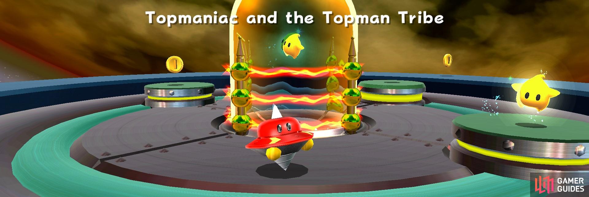 Topmaniac and the Topman Tribe - Battlerock Galaxy - Super Mario Galaxy ...