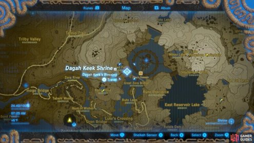 Dagah Keek Shrine - Lanayru Region - Towers and Shrines | The Legend of ...