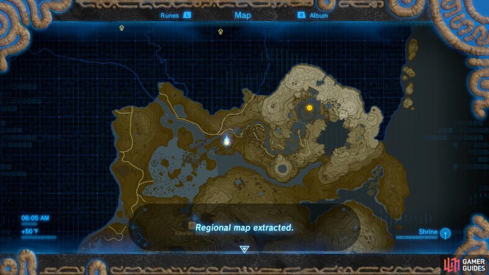 Zelda Interactive Maps Zelda: Breath Of The Wild (BotW) Alle