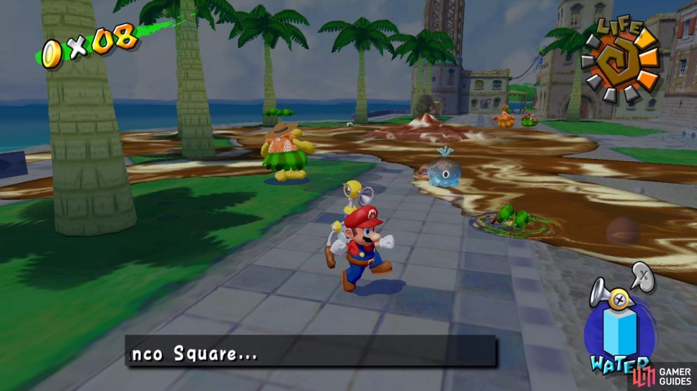 Overview - Delfino Plaza - Super Mario Sunshine | Super Mario 3D All ...