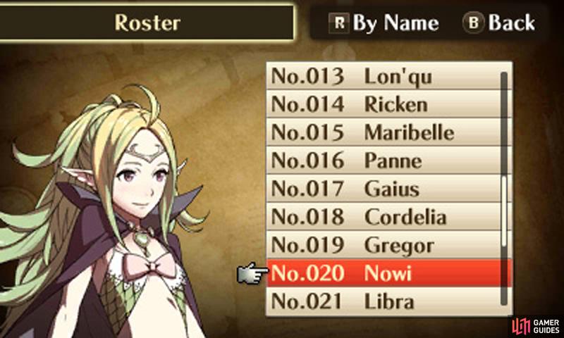 Nowi - Main Characters Part 2 - Character Guide | Fire Emblem ...