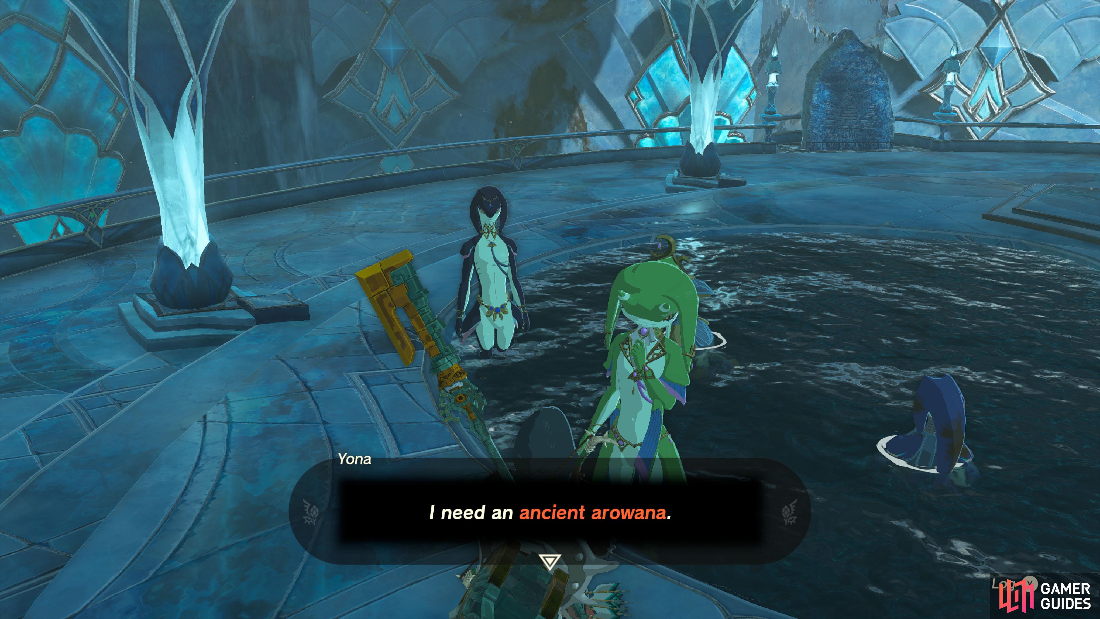 Yona - The Legend of Zelda: Tears of the Kingdom Database | Gamer Guides® Yona - The Legend of Zelda: Tears of the Kingdom Database | Gamer Guides®