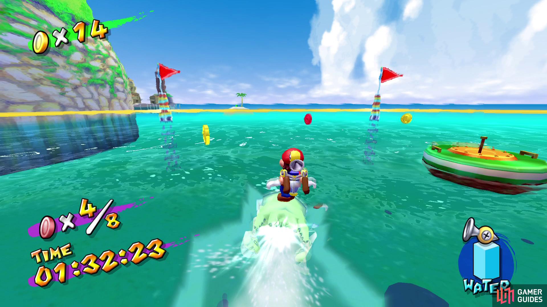 Episode 6: Red Coins on the Water - Ricco Harbor - Super Mario Sunshine ...