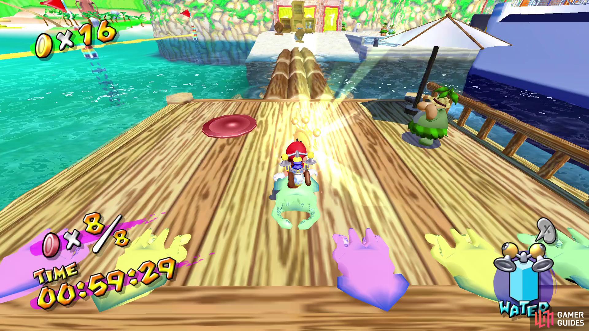 Episode 6: Red Coins on the Water - Ricco Harbor - Super Mario Sunshine ...