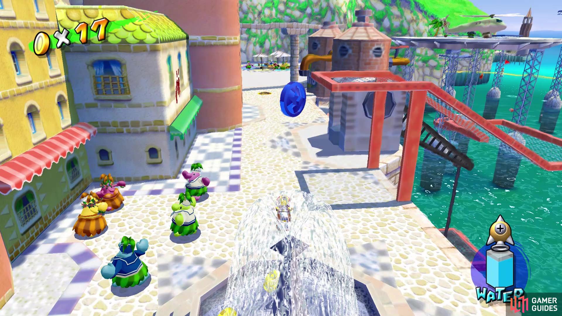 Blue Coins in Ricco Harbor (2) - Ricco Harbor - Super Mario Sunshine ...
