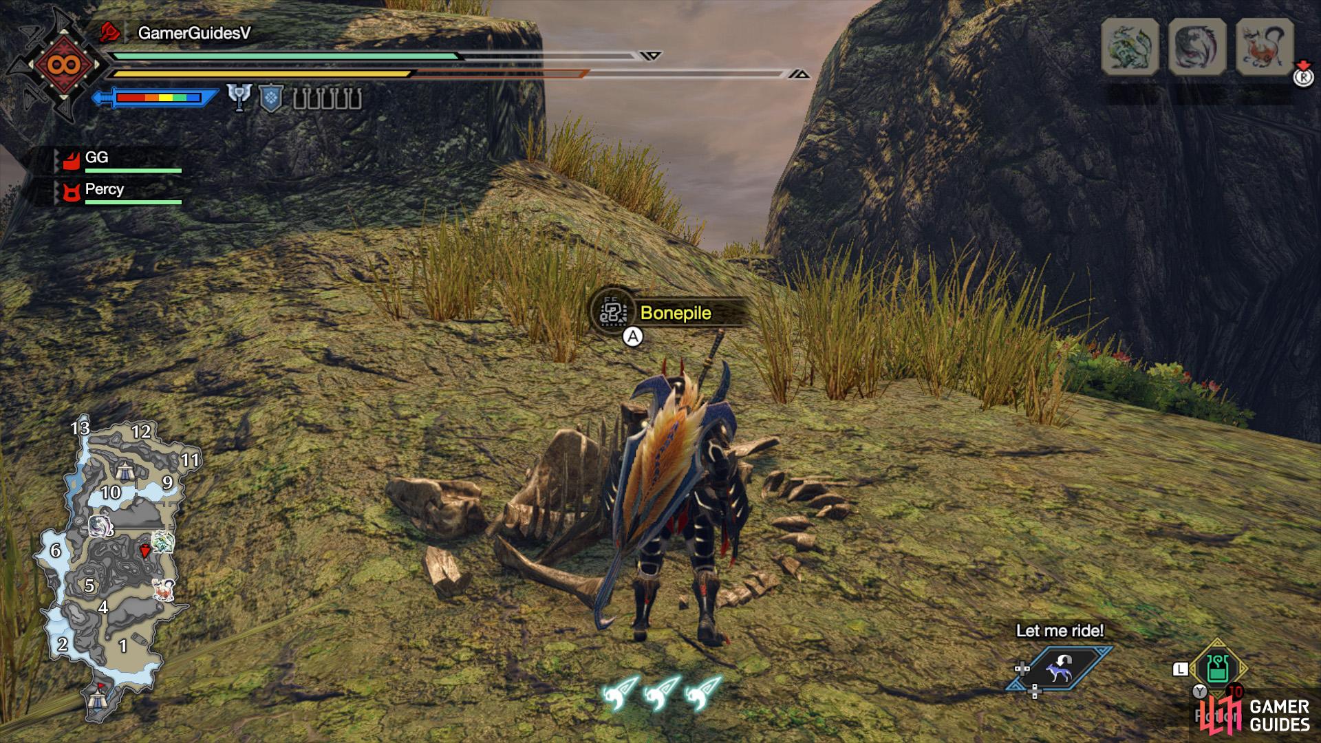 Monster Bone S - Shared - Monster Materials | Monster Hunter Rise ...
