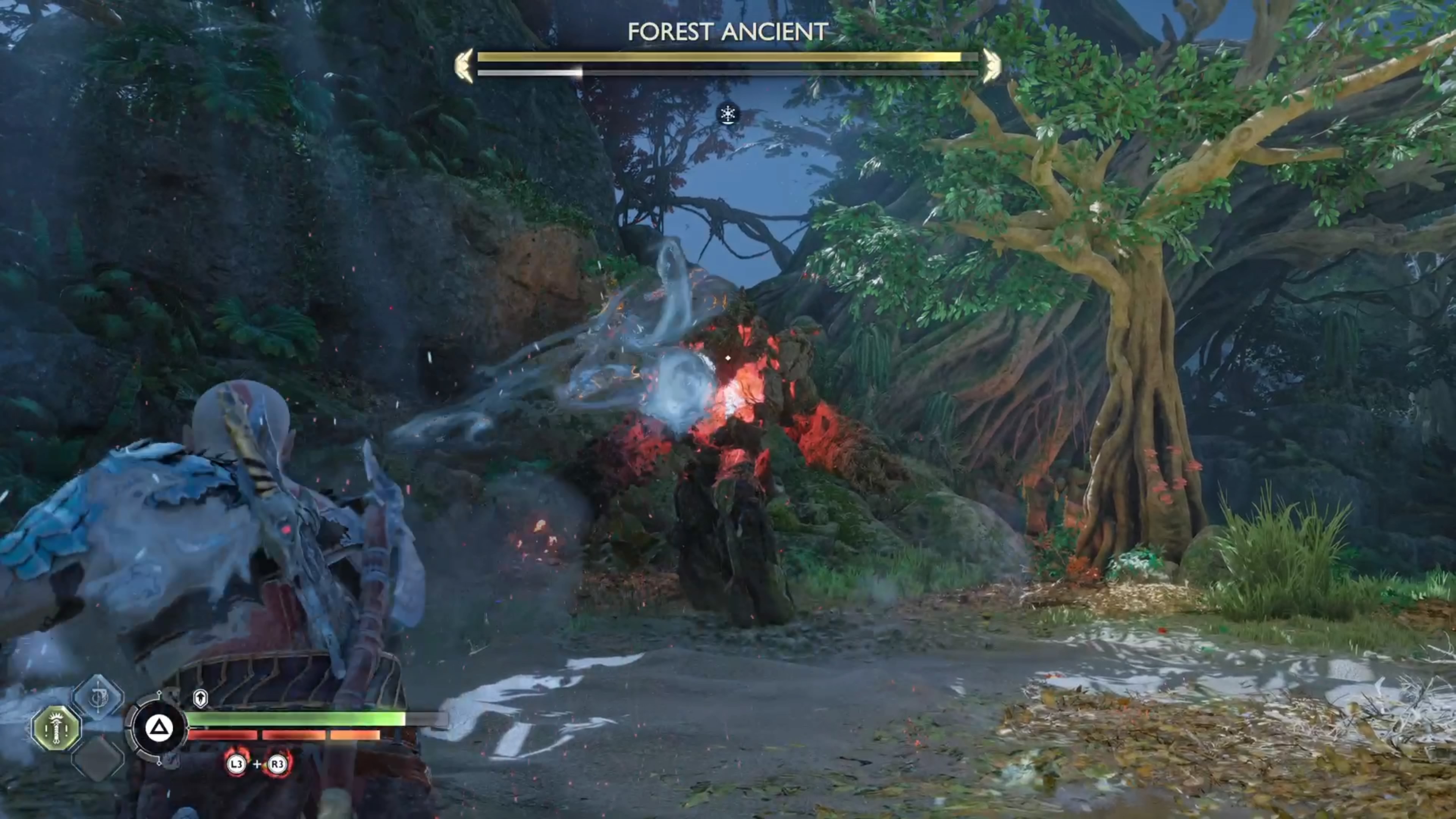 Forest Ancient Boss Fight in Vanaheim - Strategies - Bosses | God of ...