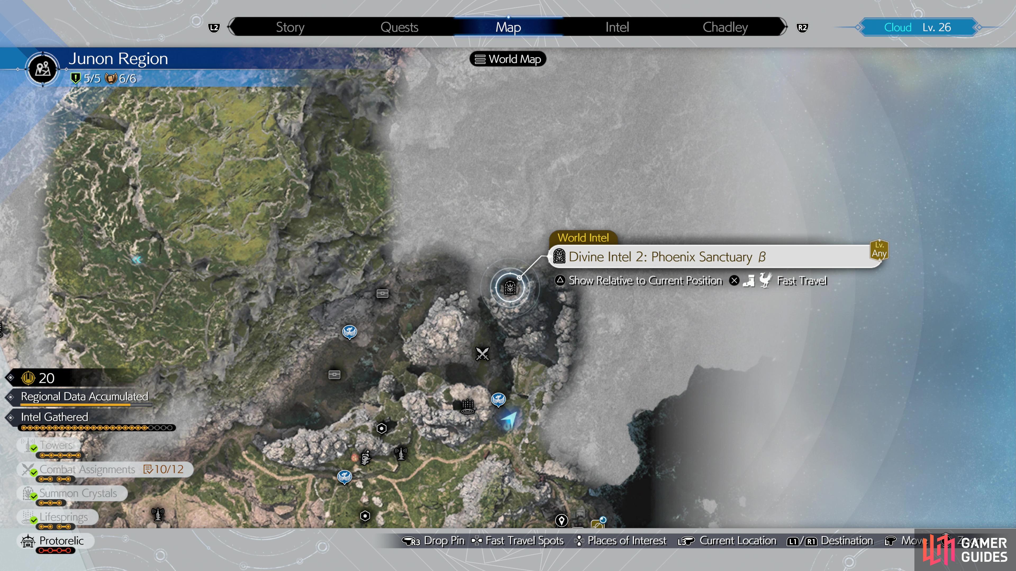 All Phoenix Divine Intel Locations - Final Fantasy VII Rebirth - Junon ...