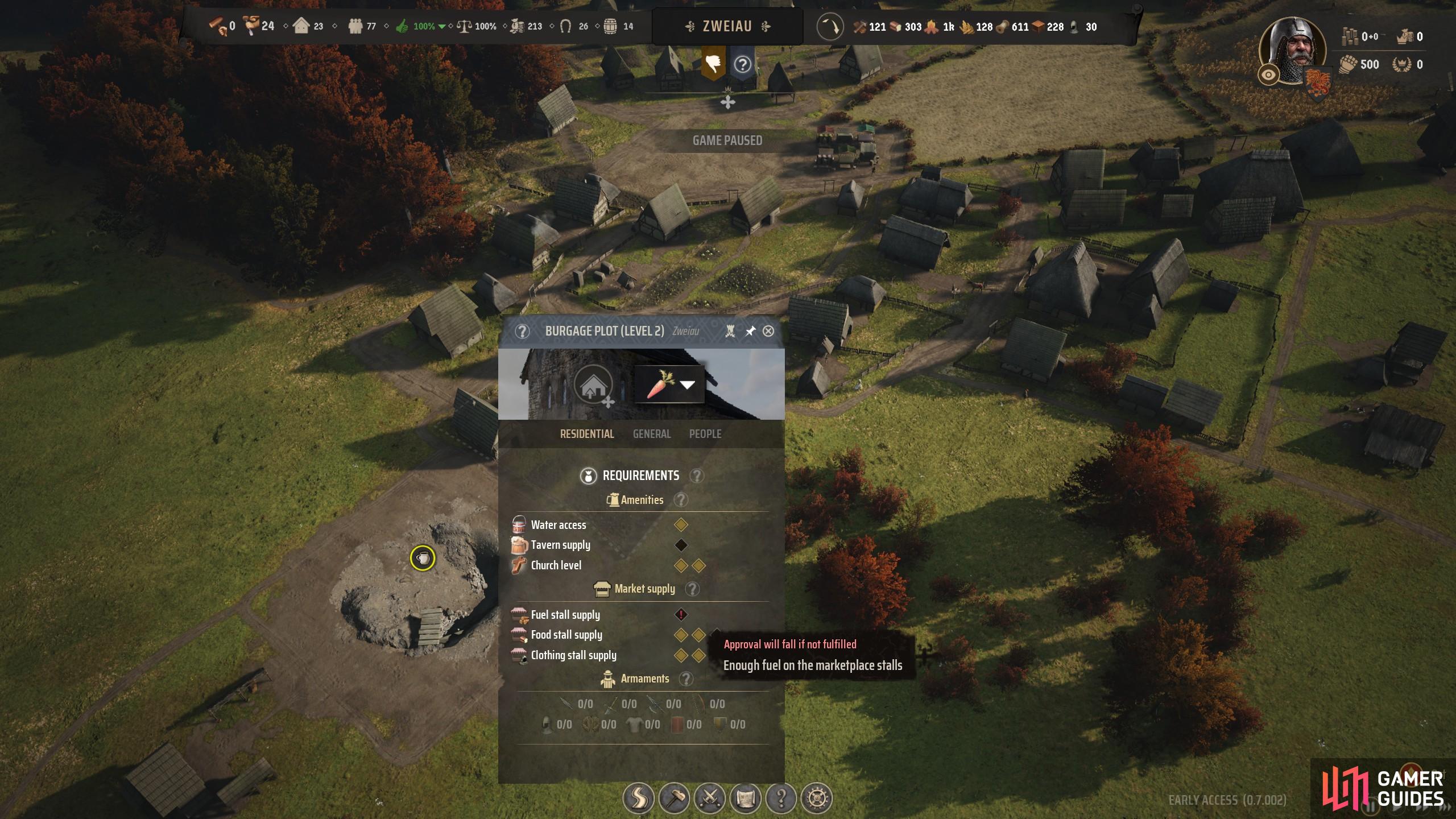 Fixing Not Enough Fuel on the Marketplace - Economy - Basics | Manor ...