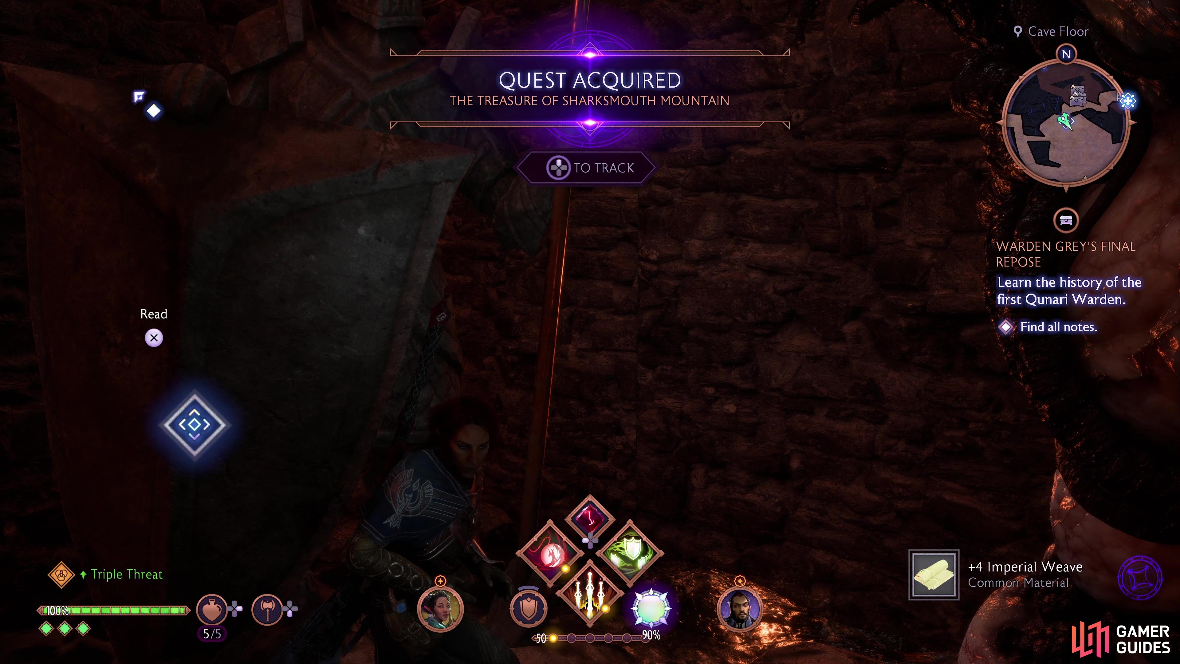 The Treasure of Sharksmouth Mountain Quest Walkthrough - Rivain Coast ...