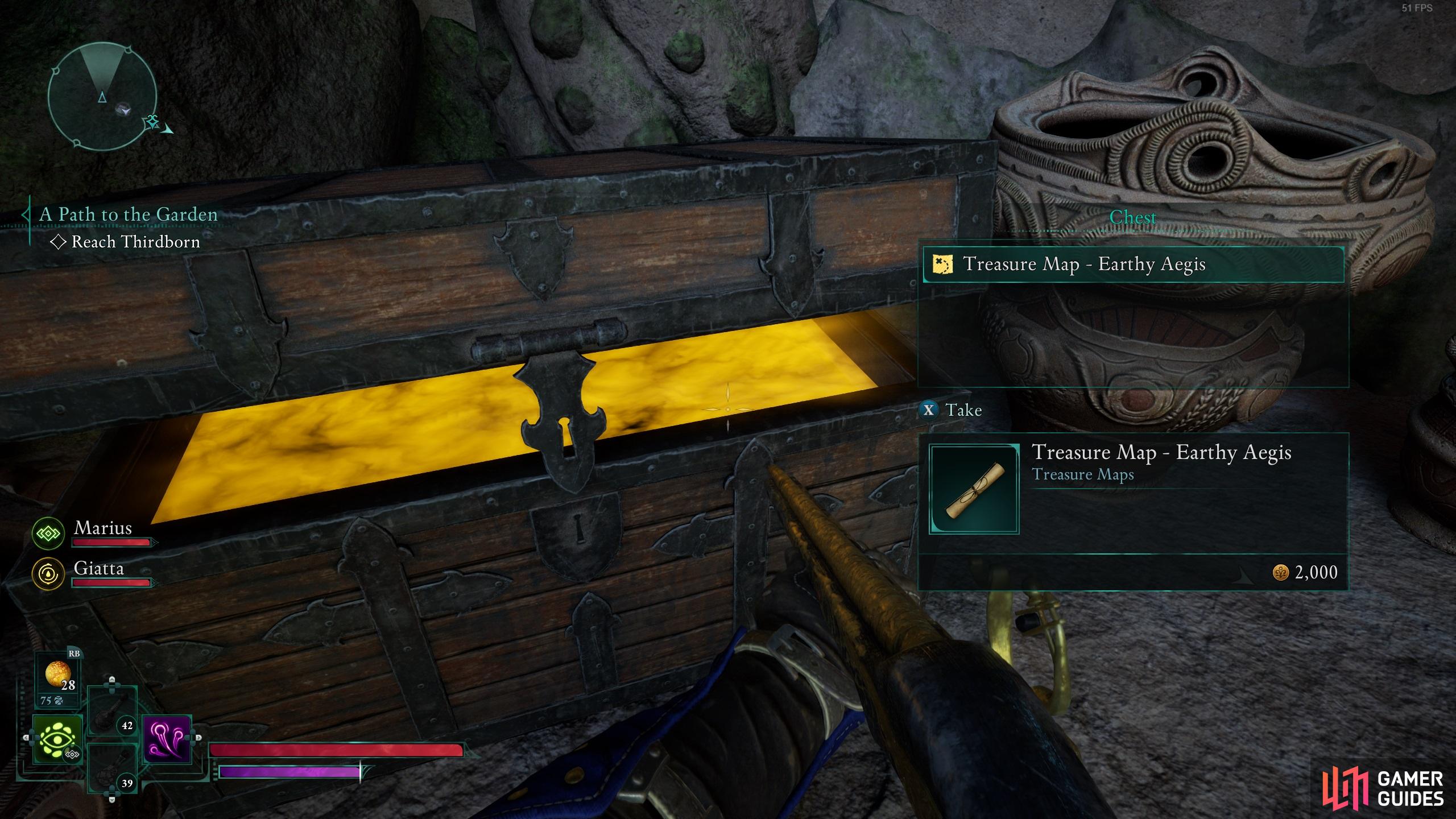 Earthy Aegis Treasure Map Walkthrough - Emerald Stair - Treasure Maps ...