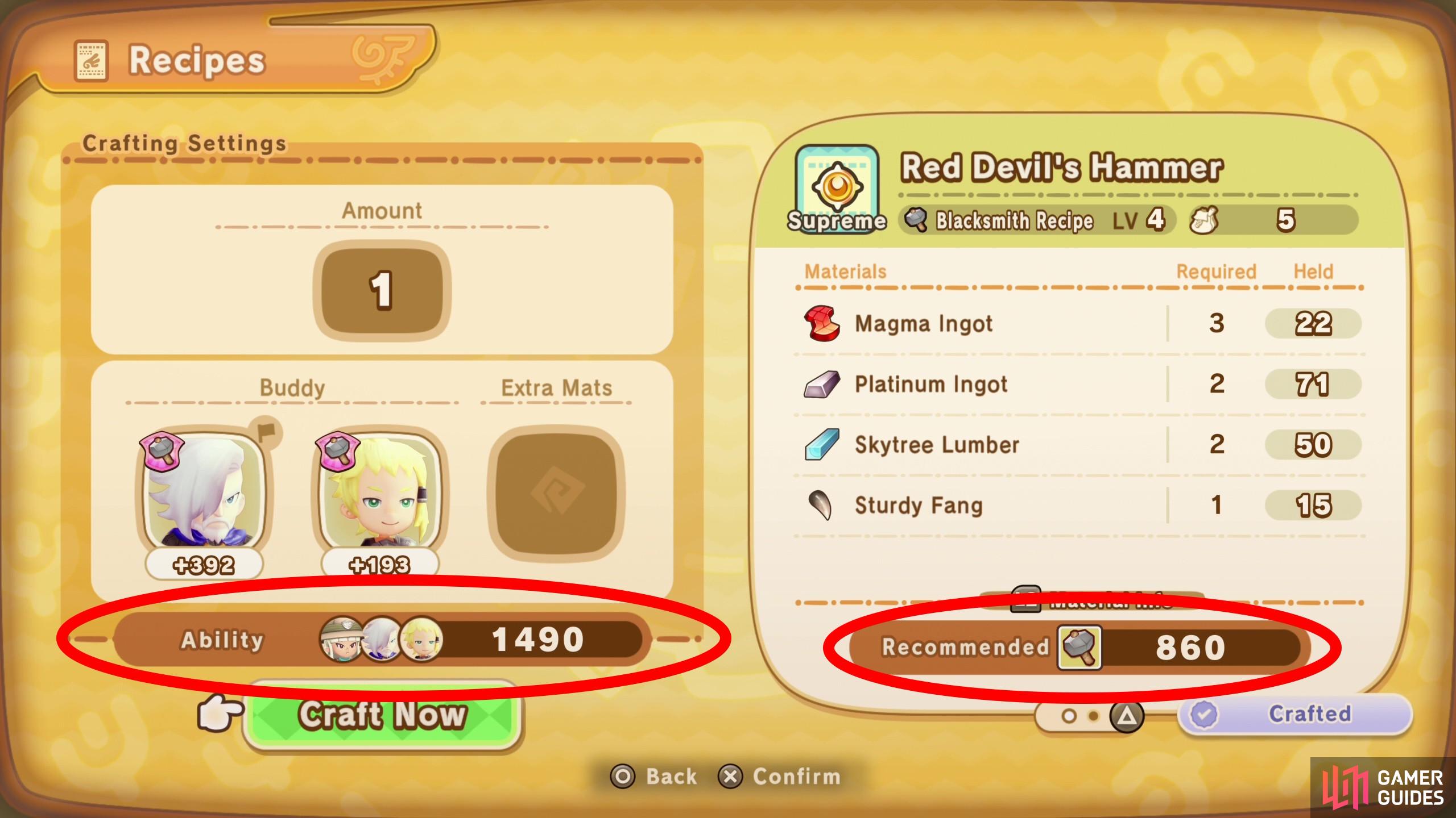 Perfect Endgame Crafting Guide - Fantasy Life i - Tips and Tricks ...