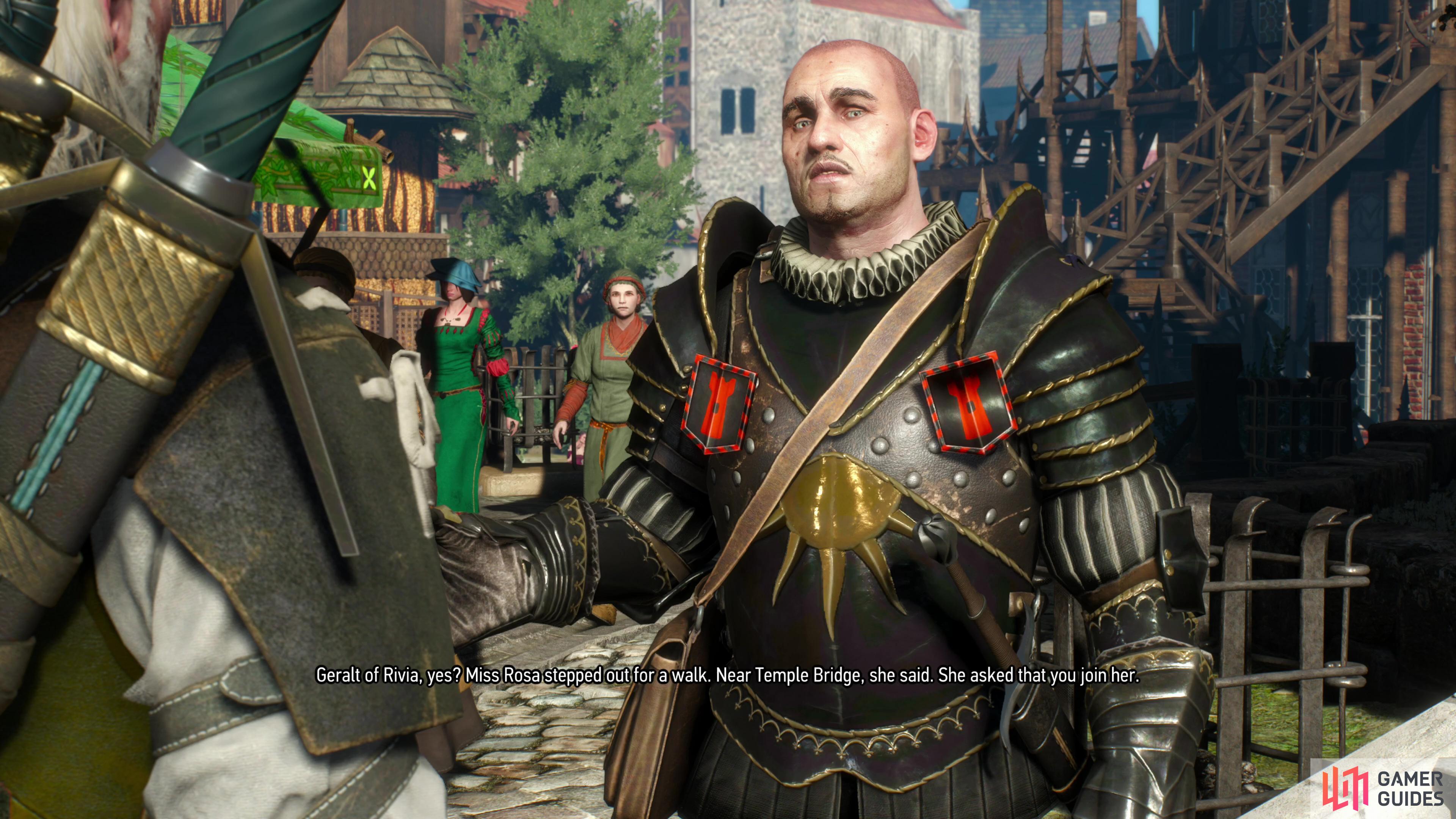 Fencing Lessons - Novigrad - Secondary Quests | The Witcher 3: Wild ...