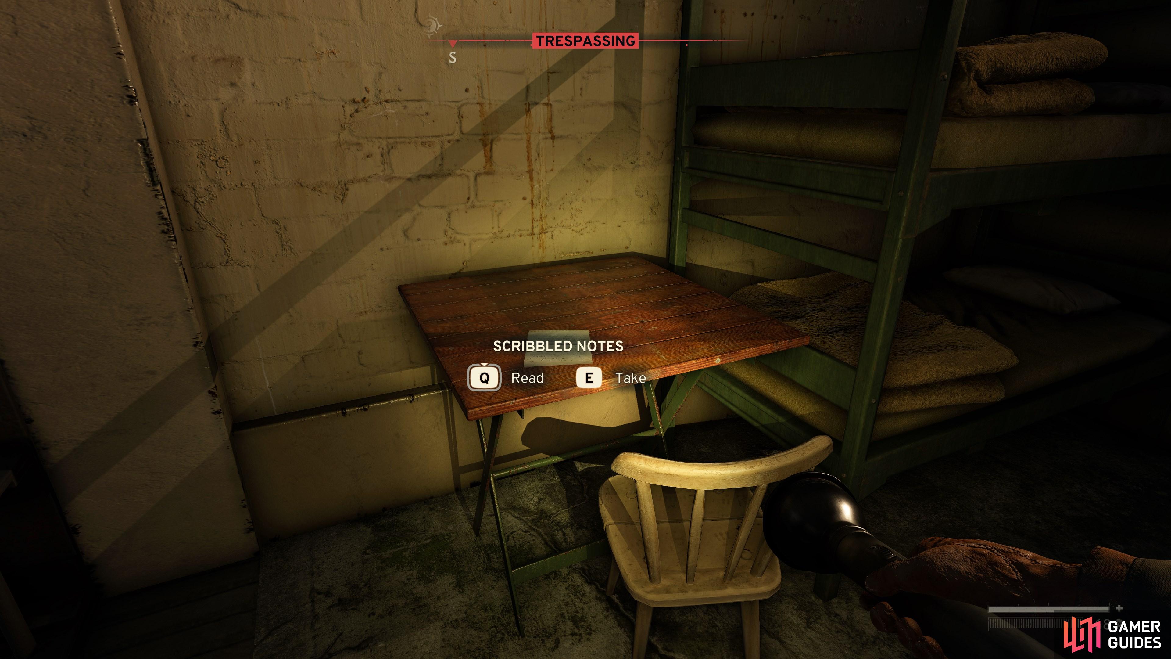 Scribbled Notes - Atomfall Database | Gamer Guides®