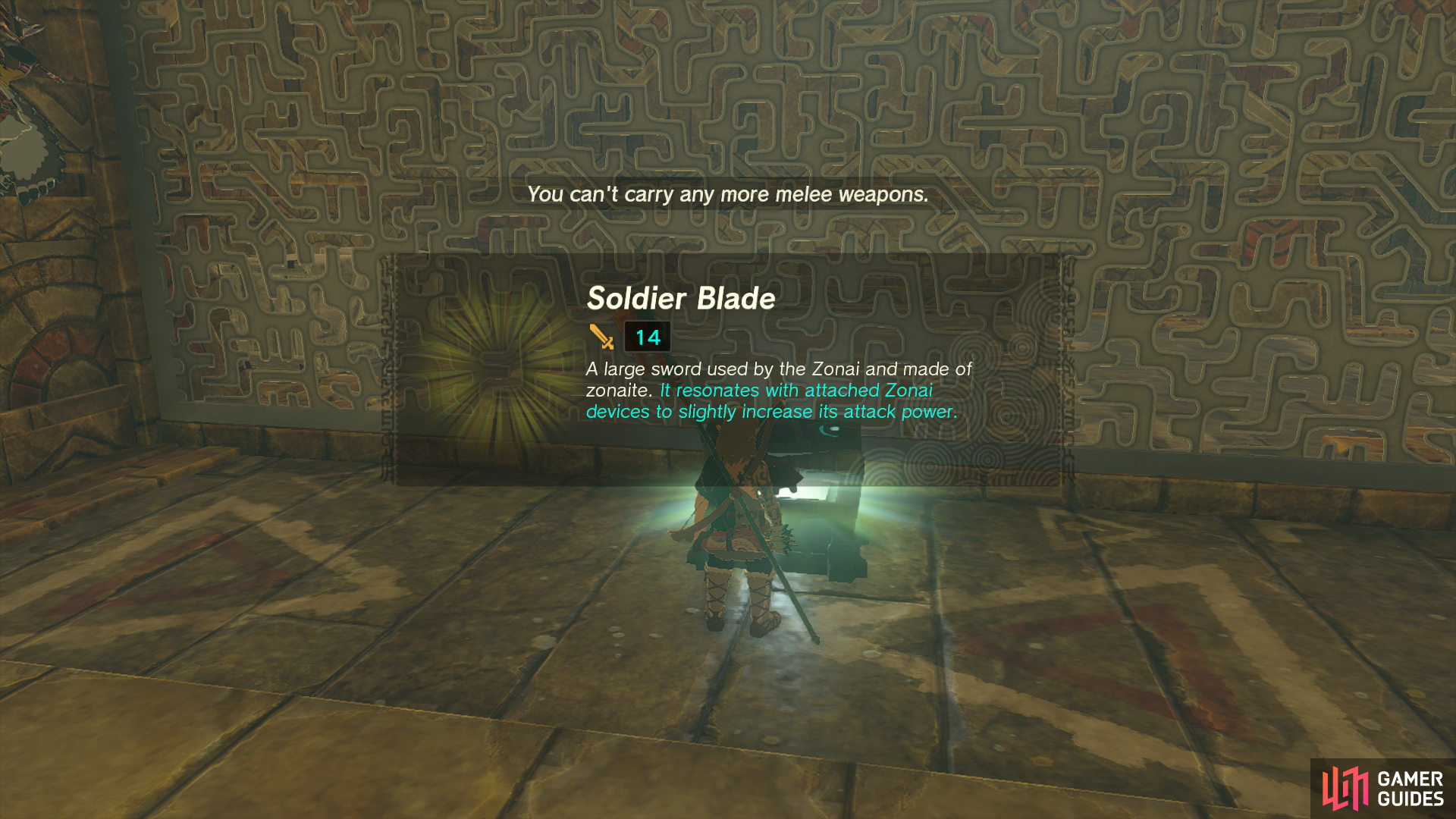 Soldier Construct Horn - The Legend of Zelda: Tears of the Kingdom ...