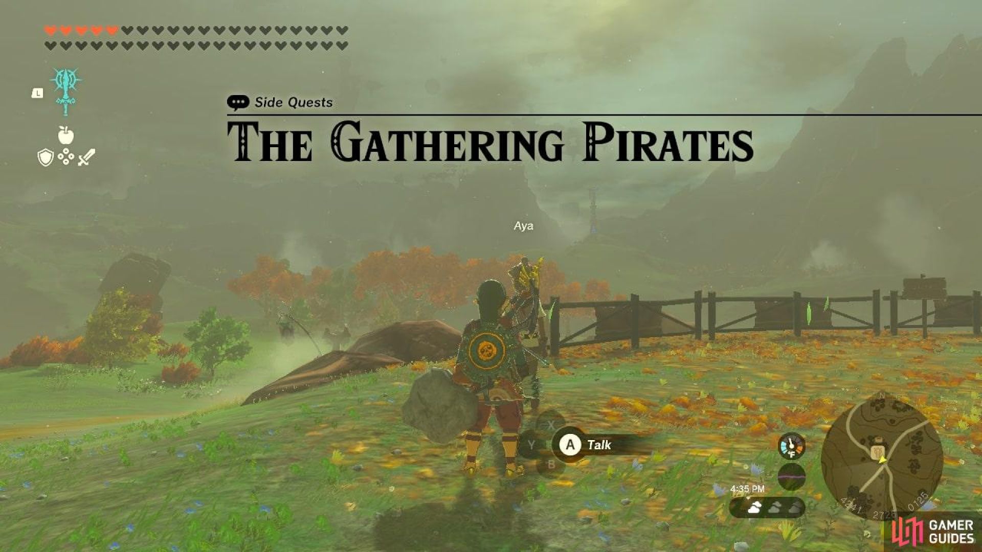 The Gathering Pirates Walkthrough - Zelda Tears of The Kingdom - Akkala ...