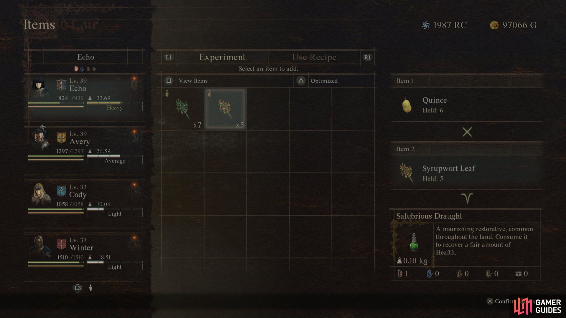 All Item Combination Recipes - Items - Resources & Forgery | Dragon's ...