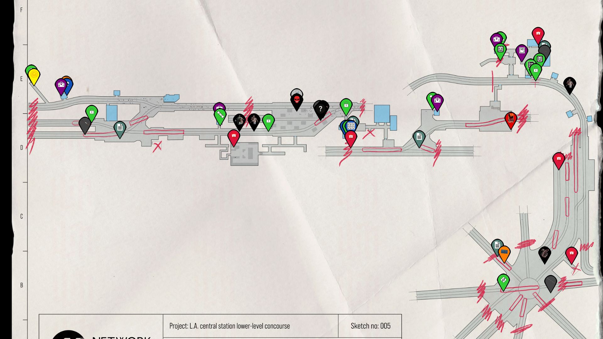 Hollywood Metro Map Interactive Map - Dead Island 2 | Gamer Guides®