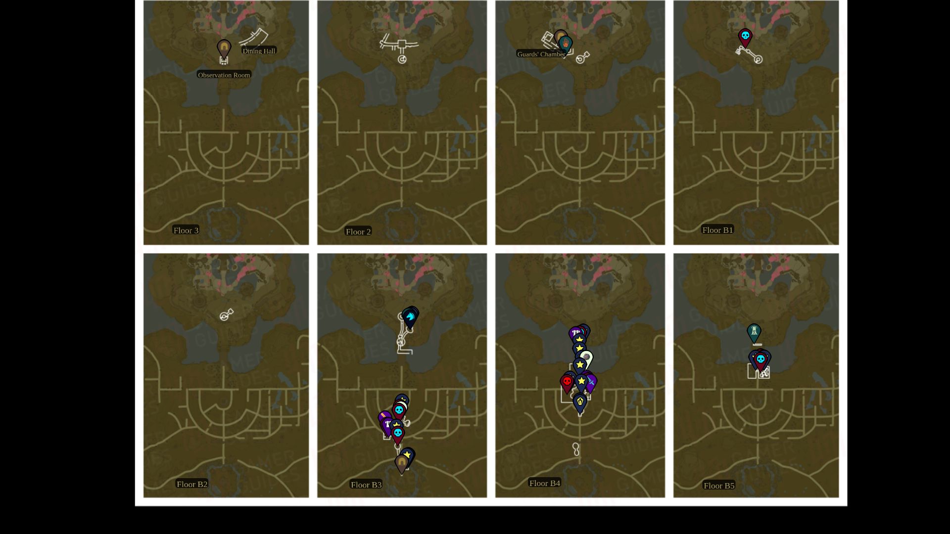 Royal Hidden Passage Interactive Map - The Legend of Zelda: Tears of ...