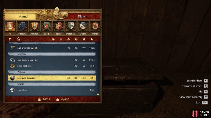 Marigold decoction - Kingdom Come: Deliverance II Database | Gamer Guides®