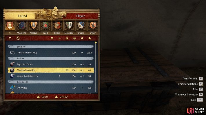 Marigold decoction - Kingdom Come: Deliverance II Database | Gamer Guides®