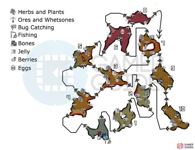 Volcano - General Areas - Area Maps | Monster Hunter Generations ...