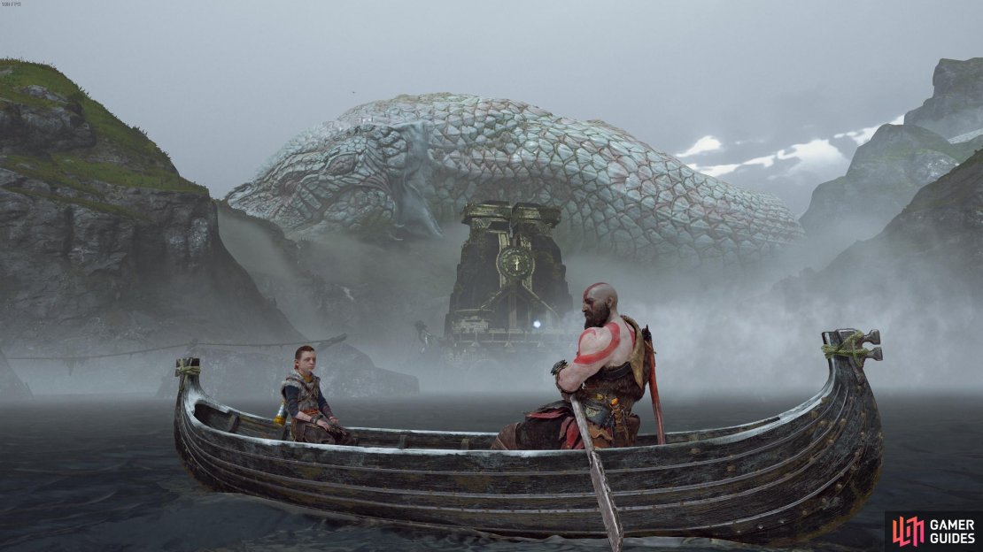 Exploring the Lake of Nine - The Journey - Quests | God of War (2018 ...