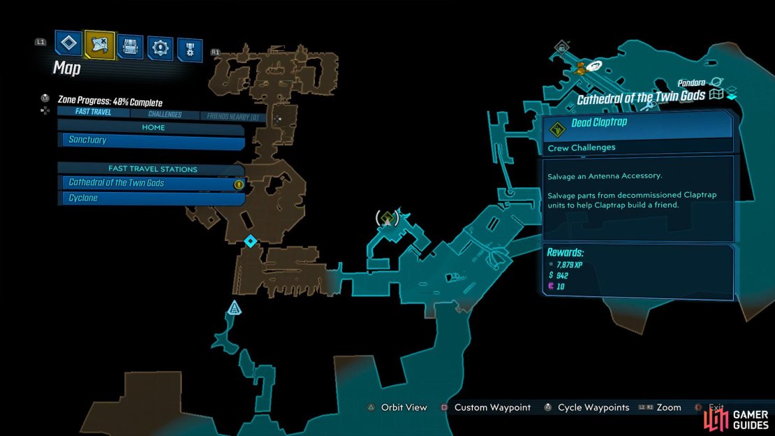 Crew Challenges - Cathedral of the Twin Gods - Full Area Coverage ...