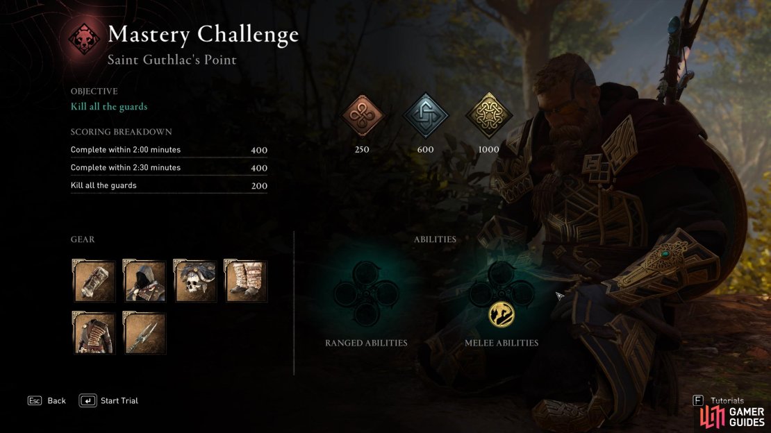 Trial of the Bear - How to Get Highest Mastery Points - Lincolnscire ...