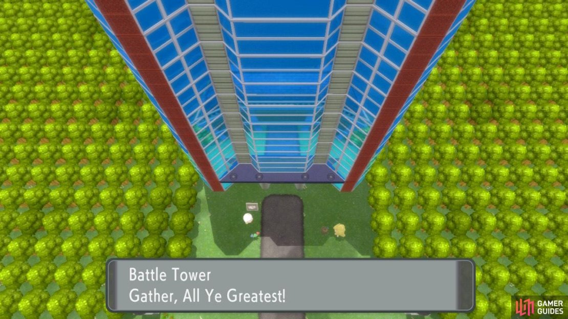 Battle Tower (Encounters & Items) - Postgame Areas - Postgame | Pokémon ...