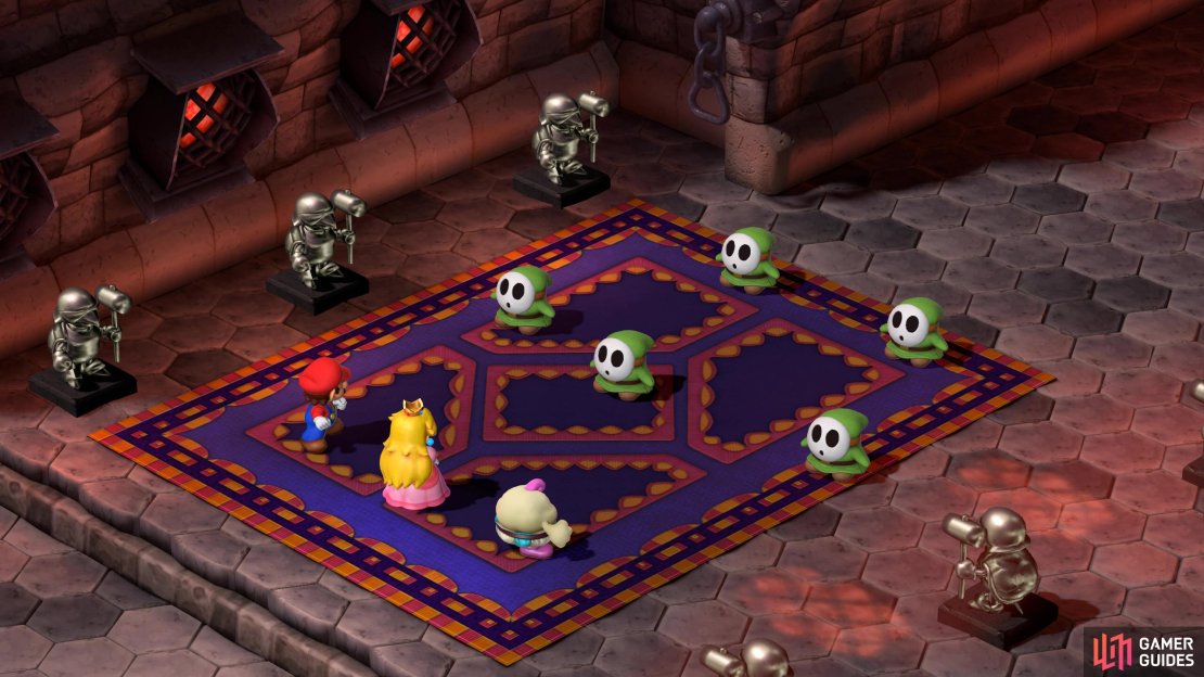 Bowser's 6 Doors Puzzle Guide - Super Mario RPG - Bowser's Keep Region ...