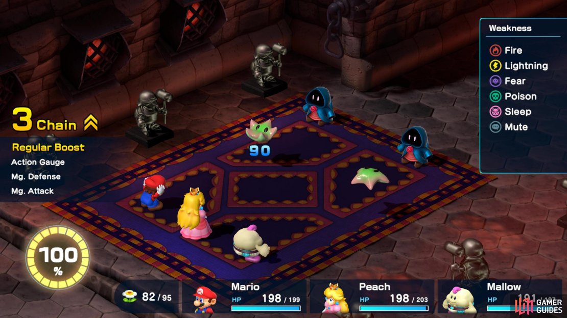 Bowser's 6 Doors Puzzle Guide - Super Mario RPG - Bowser's Keep Region ...