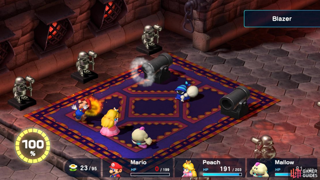 Bowser's 6 Doors Puzzle Guide - Super Mario RPG - Bowser's Keep Region ...