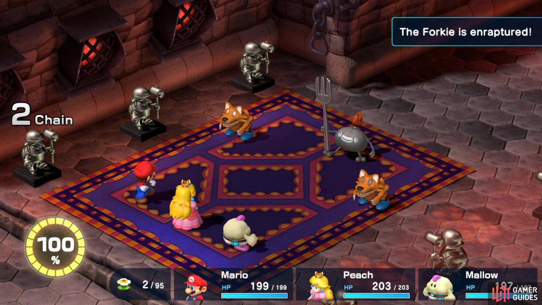 Bowser's 6 Doors Puzzle Guide - Super Mario RPG - Bowser's Keep Region ...